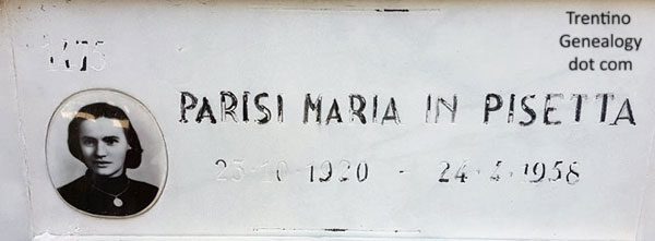 How Cemeteries Can Help Grow Your Family Tree | Trentino Genealogy ...